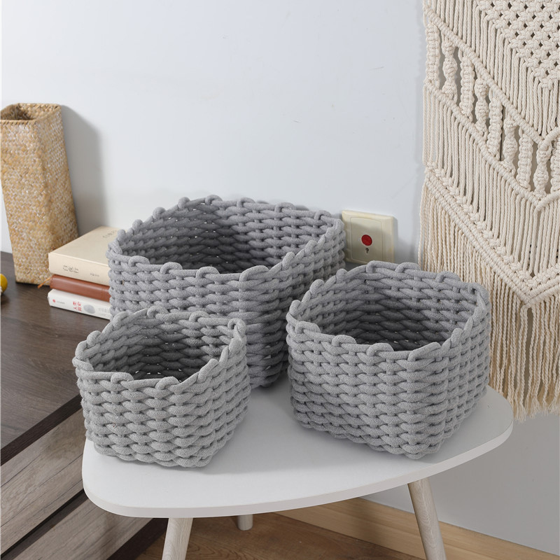 Cotton Rope Storage Basket | Yoso Home